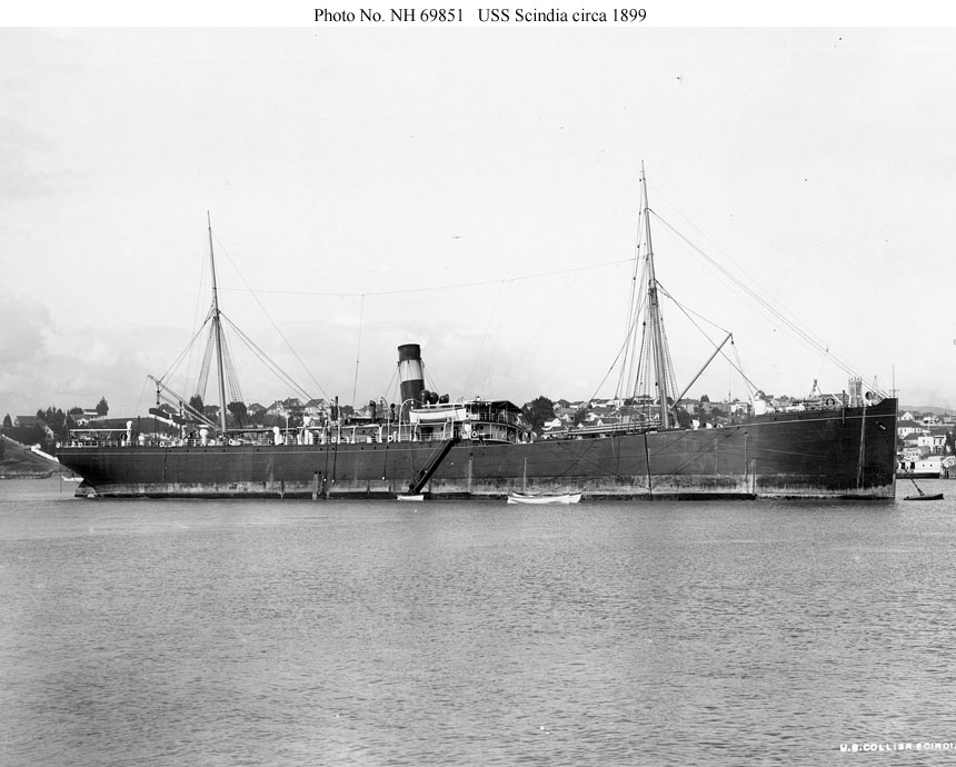 USS Scindia (later Ajax) (AC-14): Photographs