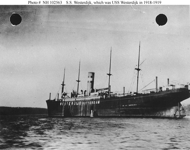 Civilian Ships--Westerdijk (Dutch Freighter, 1913)
