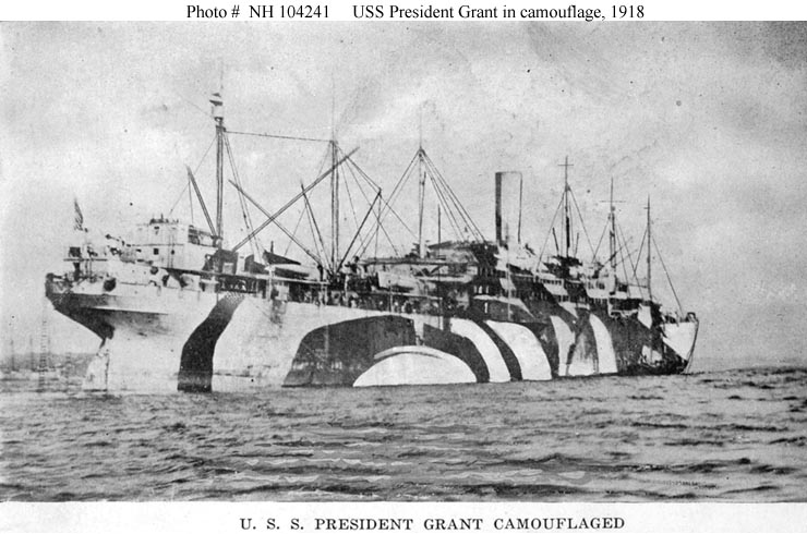 USN Ships--USS President Grant (ID # 3014), 1917-1919